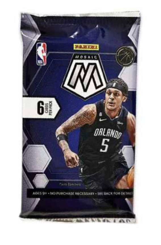 2022-23 Panini Mosaic Basketball Single Pack – The Ballgame