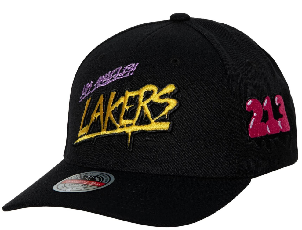 Mitchell & Ness NBA HWC Slap Sticker Classic Red Lakers – The Ballgame