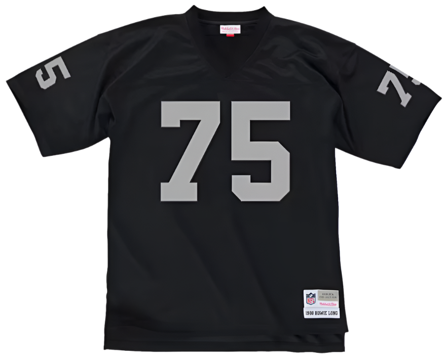 Mitchell & Ness Howie Long Black Los Angeles Raiders 1988 Legacy Playe ...