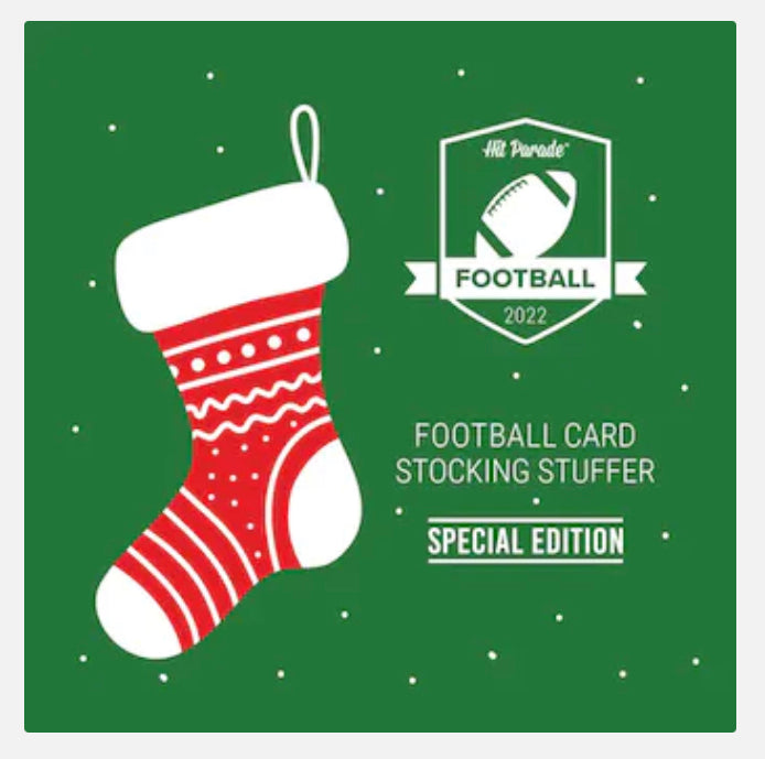2022 Hit Parade Football Stocking Stuffer Hobby Box – The Ballgame