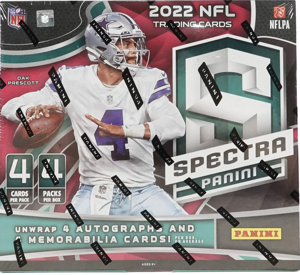 2022 Panini Spectra Football Hobby Box – The Ballgame